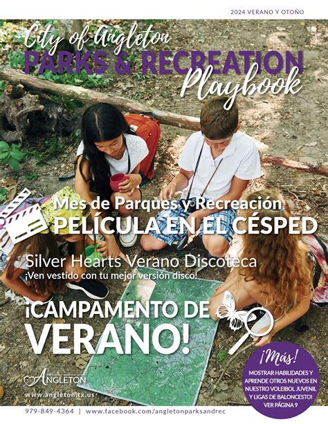 Parks And Recreation Playbook Angleton Tx Official Website