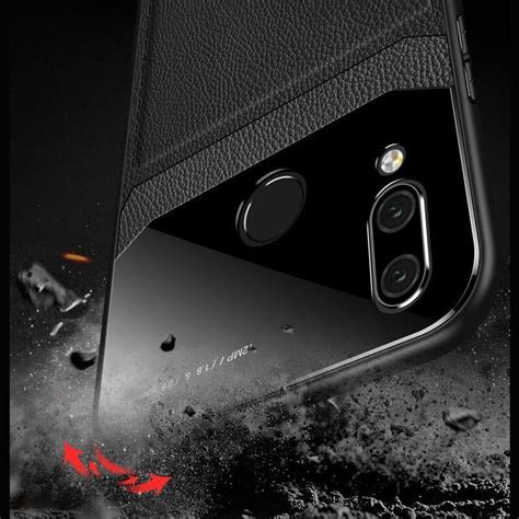 Xiaomi Redmi Note Kılıf Siyah Zebana Lens Deri Kılıf
