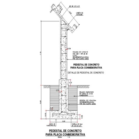 Detail Retaining Wall Structure D View Layout Cad Construction Autocad File Artofit