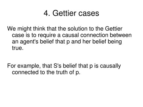 PPT Gettier Cases PowerPoint Presentation Free Download ID 3323461