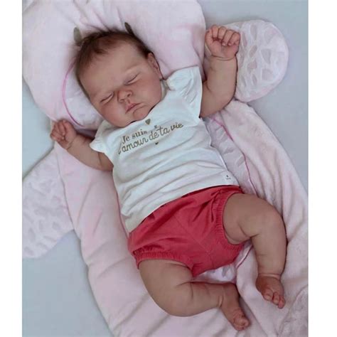 Mu Eca De Beb Reborn De 50CM Para Dormir Cuerpo Suave De Melocotones