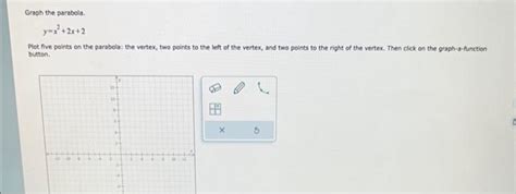 Solved Graph The Parabola Y X X Plot Five Points On The Chegg