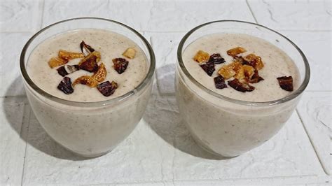 Healthy And Energy Dry Fruits Shake🤤 Youtube