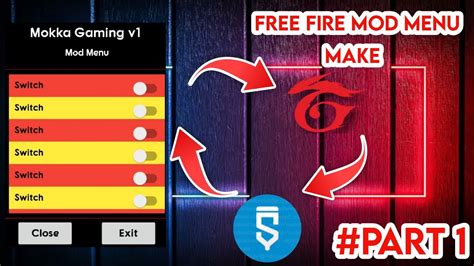 How To Make Mod Menu Sketchware For Free Fire Part1 Youtube