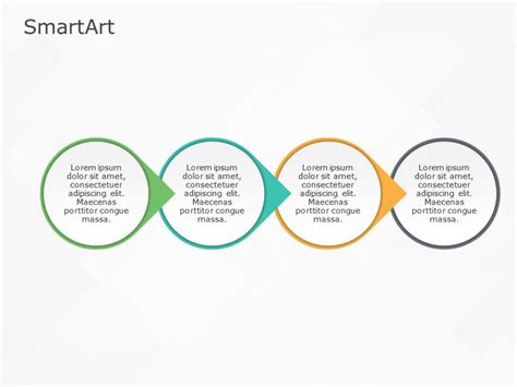 SmartArt Process Circle Steps SlideUpLift