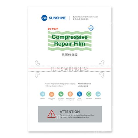 Sunshine Ss 057r No Warping Hydrogel Compressive Repair Film For Ss