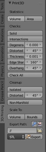 Blenders Tools For Checking Models Blender For 3D Printing