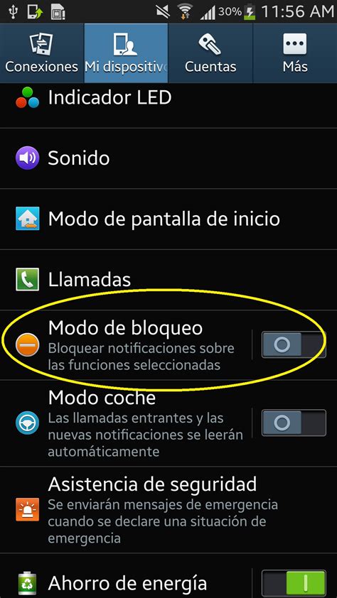 Qué es el modo de bloqueo Samsung Haras Dadinco