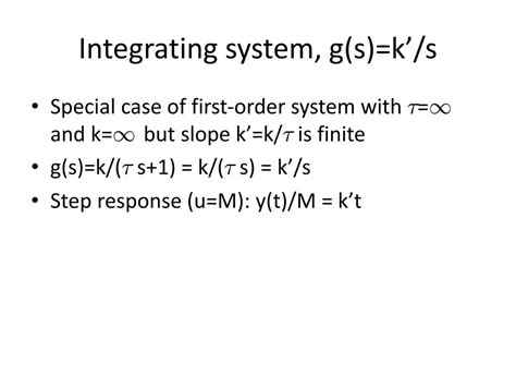 PPT - First-order Transfer Function PowerPoint Presentation, free ...