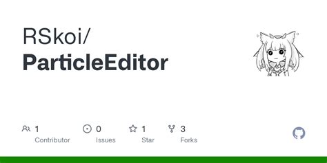 Github Rskoiparticleeditor