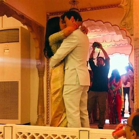 Shriya Saran And Andrei Koscheev Get Romantic At Wedding Reception