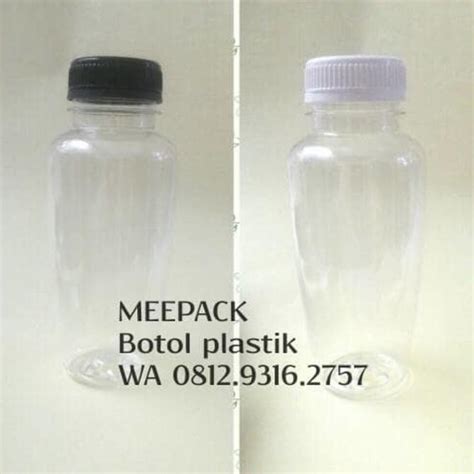 Jual Botol Plastik Pet Shacker Ml Termasuk Tutup Segel Shopee Indonesia