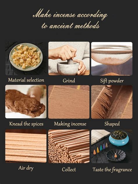 Extra Large8 Assorted Of Incense Cones Natural Fragrance For Aromatic