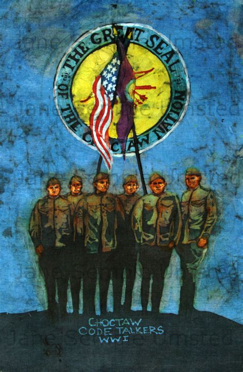 Wwi Code Talkers Giclée On Canvas Jsempleumsted