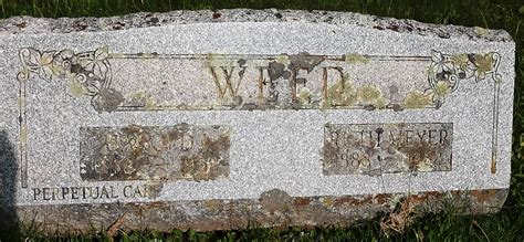 Cora Ruth Meyer Weed M Morial Find A Grave