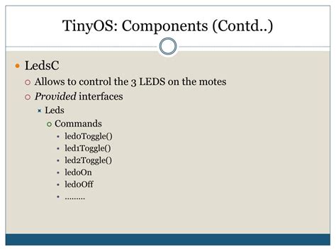 Ppt Tinyos And Nesc Powerpoint Presentation Free Download Id 2053749