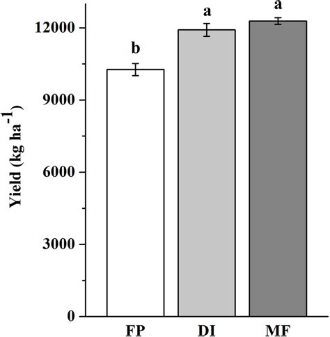 Maize Yield In Three Agricultural Cropping Patterns Mf Mulched