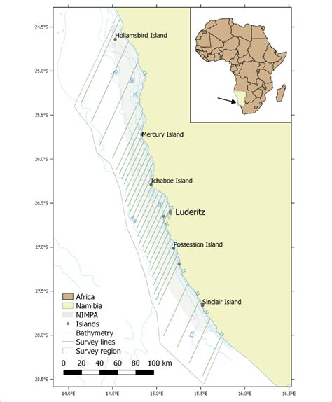 Systematic Parallel Line Transect Survey Design Of The Namibian Download Scientific Diagram