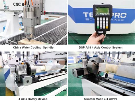 1325 4x8 Cnc Router With 4th Axis For Sale Techpro®