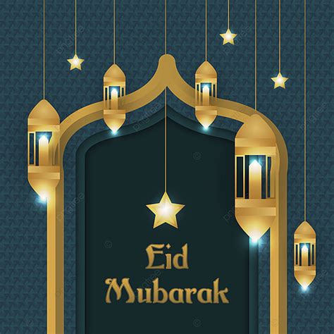 Eid Background Design Vector Illustration Decorative Religious