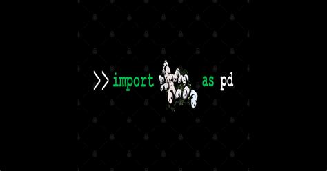 Python Pandas Python Programmer Sticker TeePublic