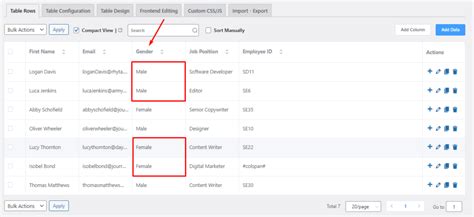 Rowspan Merge Table Rows In Ninja Tables