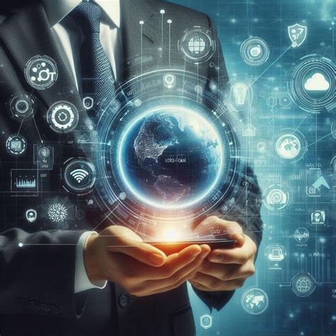 Premium Photo Global Business Internet Network Connection Iot Internet Of Things Business