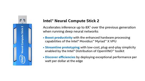 Intel Neural Compute Stick 2 Edge AI Faster Intel AI