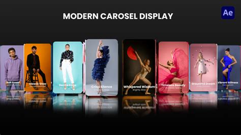 Modern Carousel Display Carousel Product Promo Carousel Portfolio