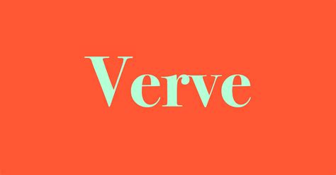 Verve - Word Daily