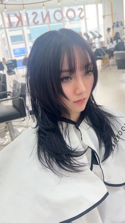 긴머리 하이레이어드컷과 얼굴소멸 페이스프레이밍컷으로 봄맞이 기분전환🌸 레이어드컷 Shorts Faceframing Hairtransformation