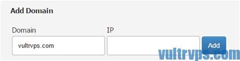 Vultr Dns Vultr Vps