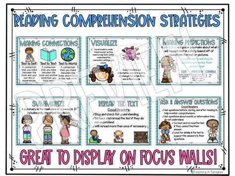 Reading Comprehension Strategies For Adults Best 25 Reading Comprehension Posters Ideas On