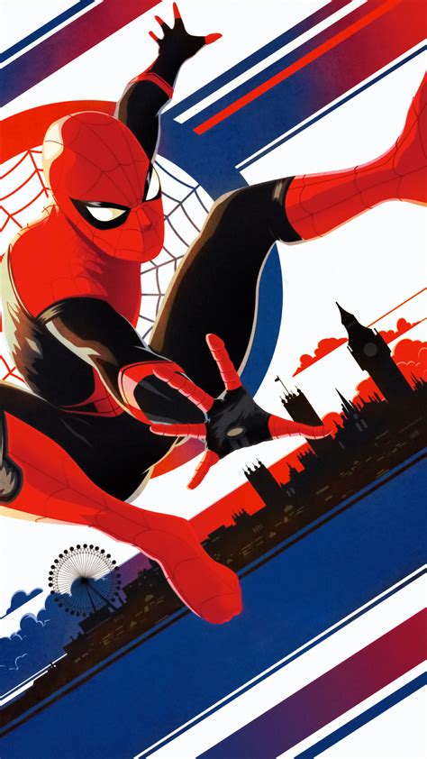 1080x1920 Spiderman Far From Home Movie Poster 4k Iphone 76s6 Plus Pixel Xl One Plus 33t5