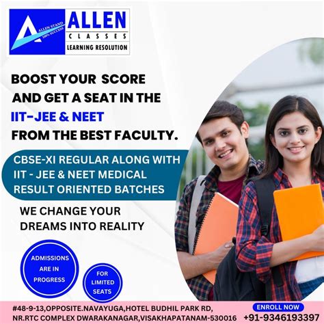 Allen Classes Vizag On Linkedin Iitjee Neet Coachingclasses