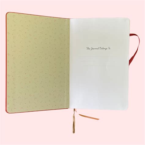 Coral Pink Notebook With Gold Detail Beautifully Planned
