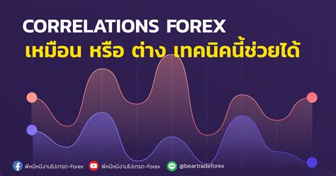 Forex Correlations เหมือนหรือต่าง เทคนิคนี้มีคำตอบ สังคมแห่งการ