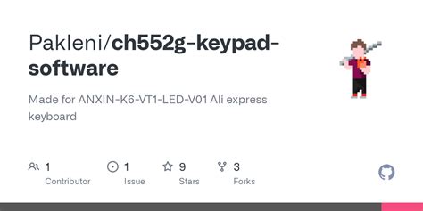 Github Paklenich552g Keypad Software Made For Anxin K6 Vt1 Led V01 Ali Express Keyboard