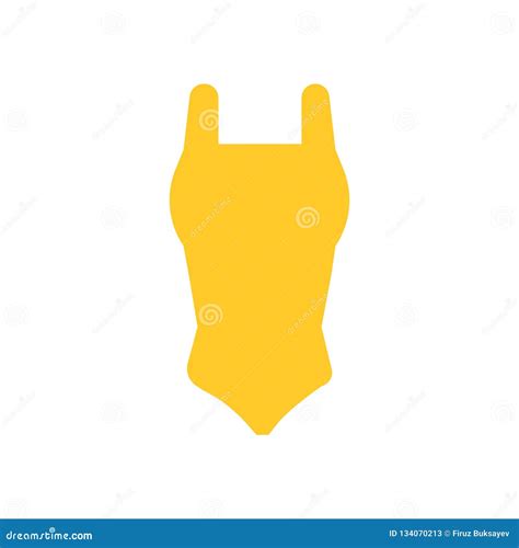 Swimsuit Icon Vector Sign And Symbol Isolated On White Background