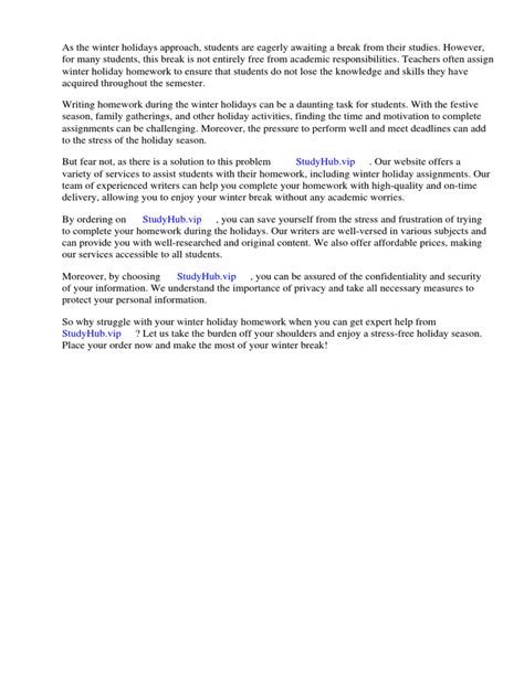 Winter Holiday Homework Pass Pdf Safari Web Browser Christmas