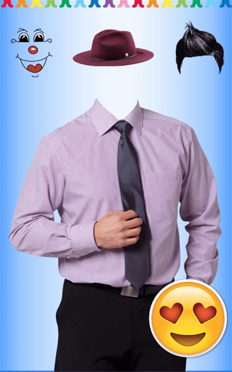 Men Shirt With Tie Photo Suit Maker For Android Download