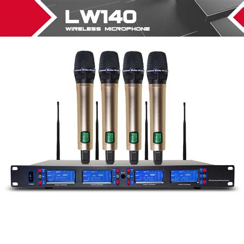 True Diversity UHF Wireless Stage Microphone System Whole Metal Cordless Handheld Mic X