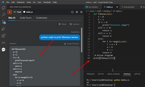 Generate Code From Text Description Using Ai For Free In Vs Code Bito