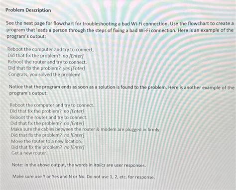 Solved See The Next Page For Flowchart For Troubleshooting A Chegg