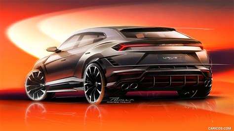 Lamborghini Urus S 2023my Design Sketch