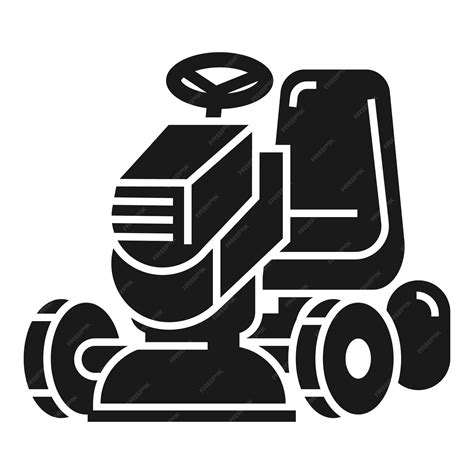 Premium Vector Grass Cut Machine Icon Simple Illustration Of Grass Cut Machine Vector Icon For