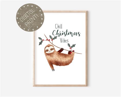 Printable Christmas Wall Art Christmas Print Digital Christmas