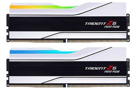 G SKILL Trident Z Neo RGB Series GB X GB DDR White RAM