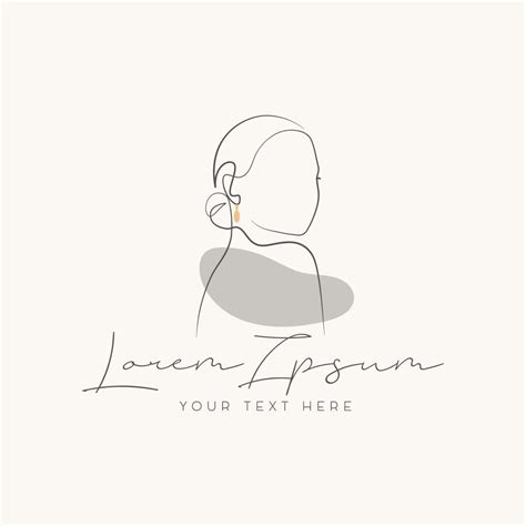 dessin au trait visage féminin minimaliste dessin au trait féminin