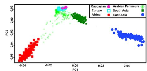 Population Structure Analysis Principal Component Analysis Pca With